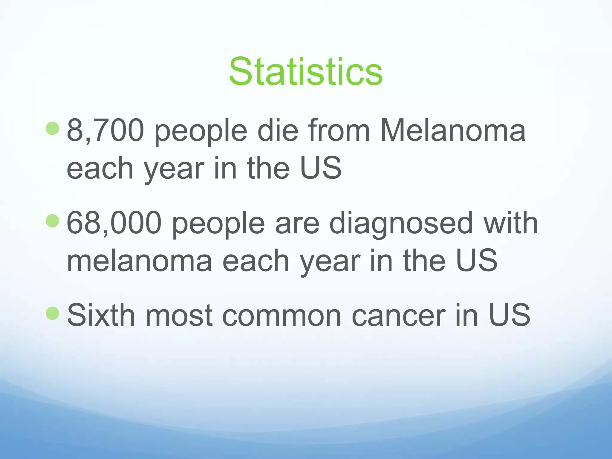 Melanoma Presentation Pptx