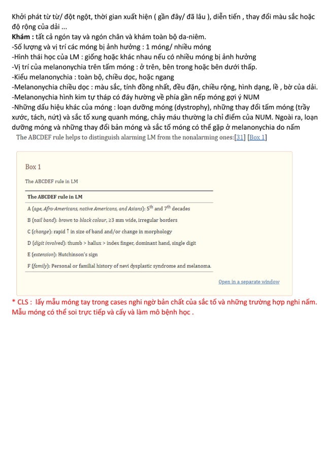 Tổng quan về Melanonychia ở trẻ em NTH .pdf