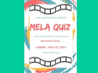Mela quiz, ZHDC Session #12 | PPTX