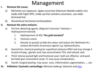 Comprehensive overview of melasma | PPTX