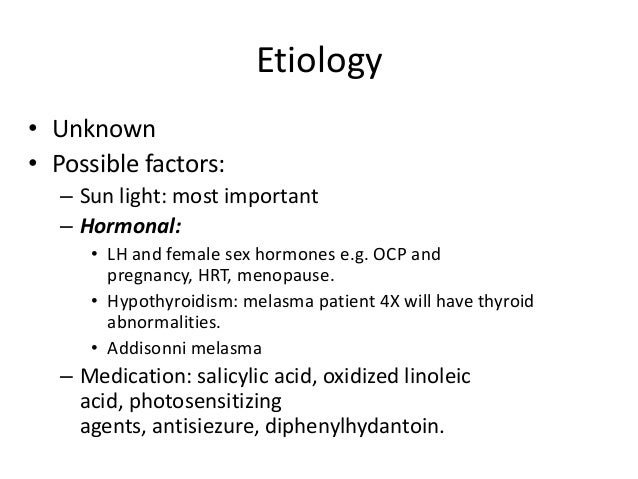 Comprehensive overview of melasma