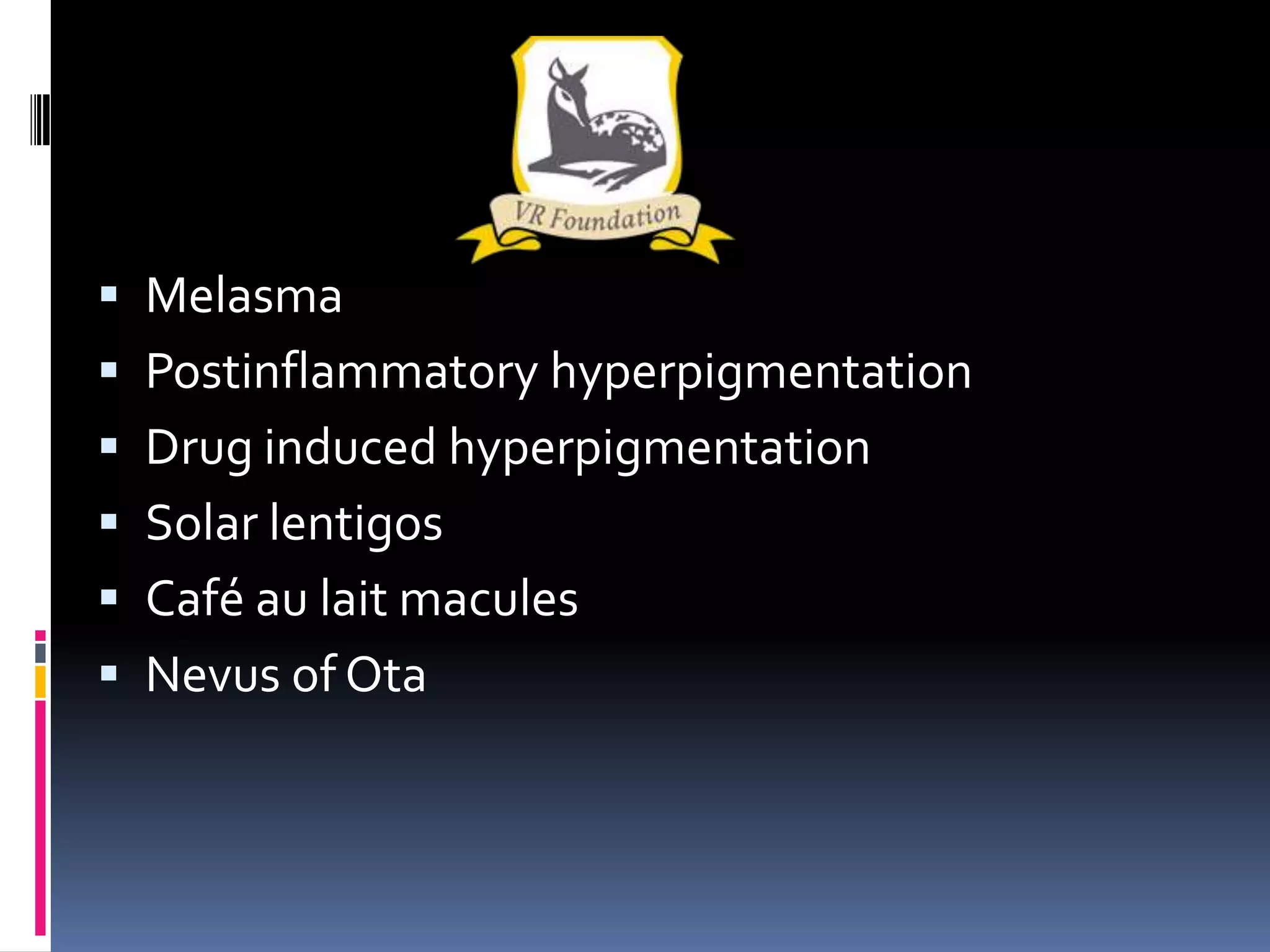 Melasma – epidemiology, classification - Prof. Torello Lotti, MD | PPTX