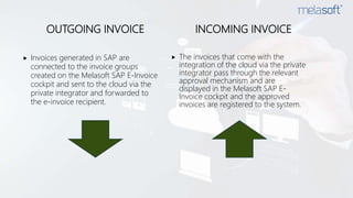 Melasoft E-INVOICE SOLUTION | PPT