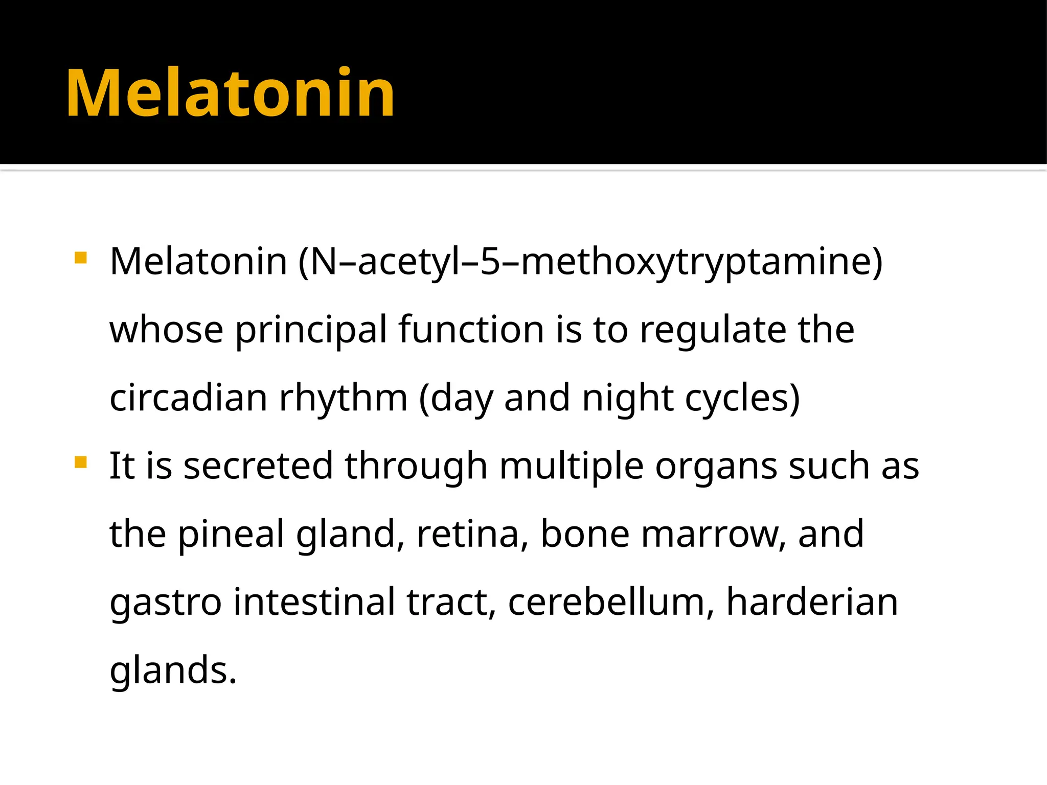 Melatonin.pptx effects of melatonin on periodontitis | PPTX