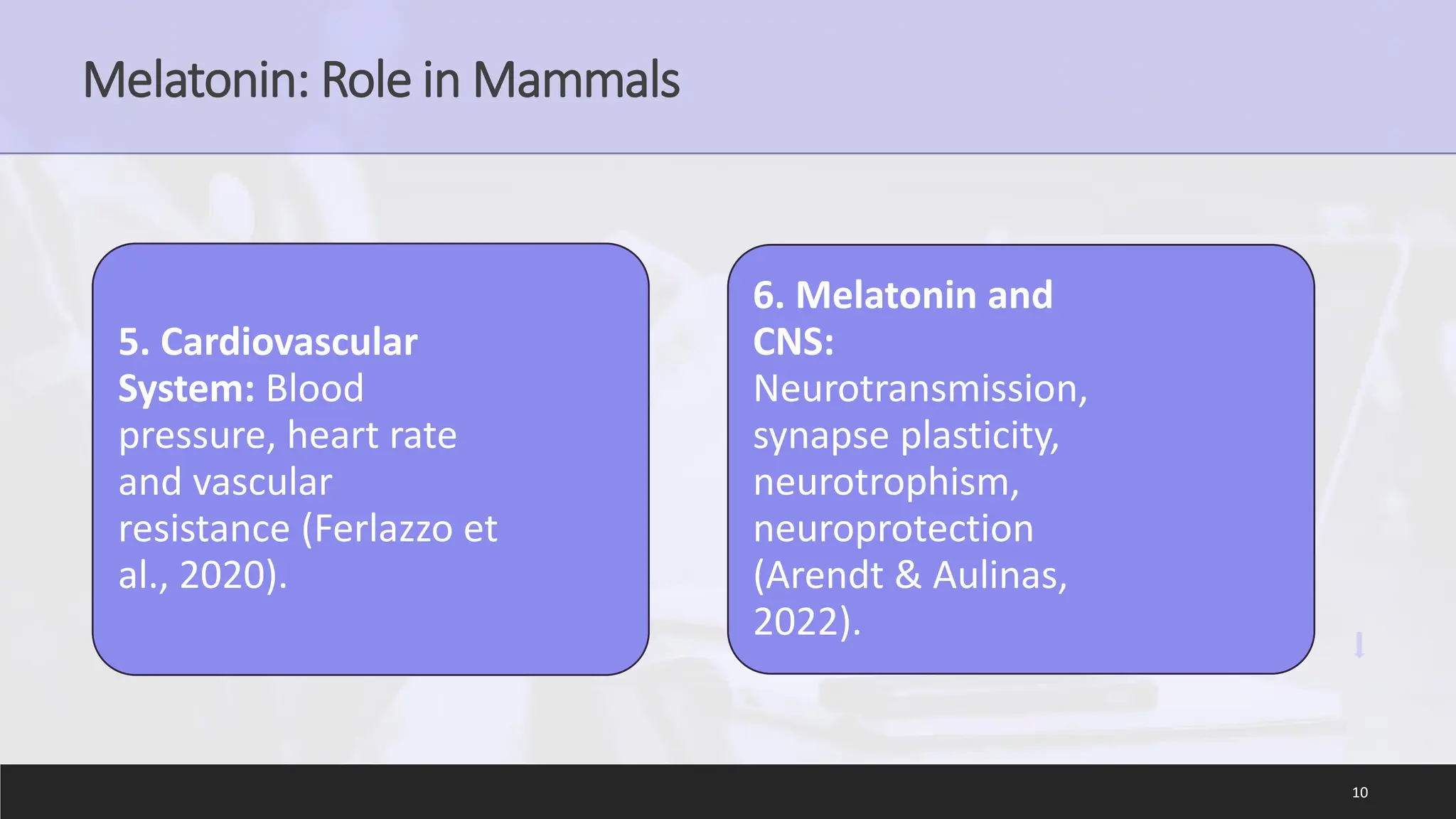 title: up and down regulation of melatonin, decription: these slides ...