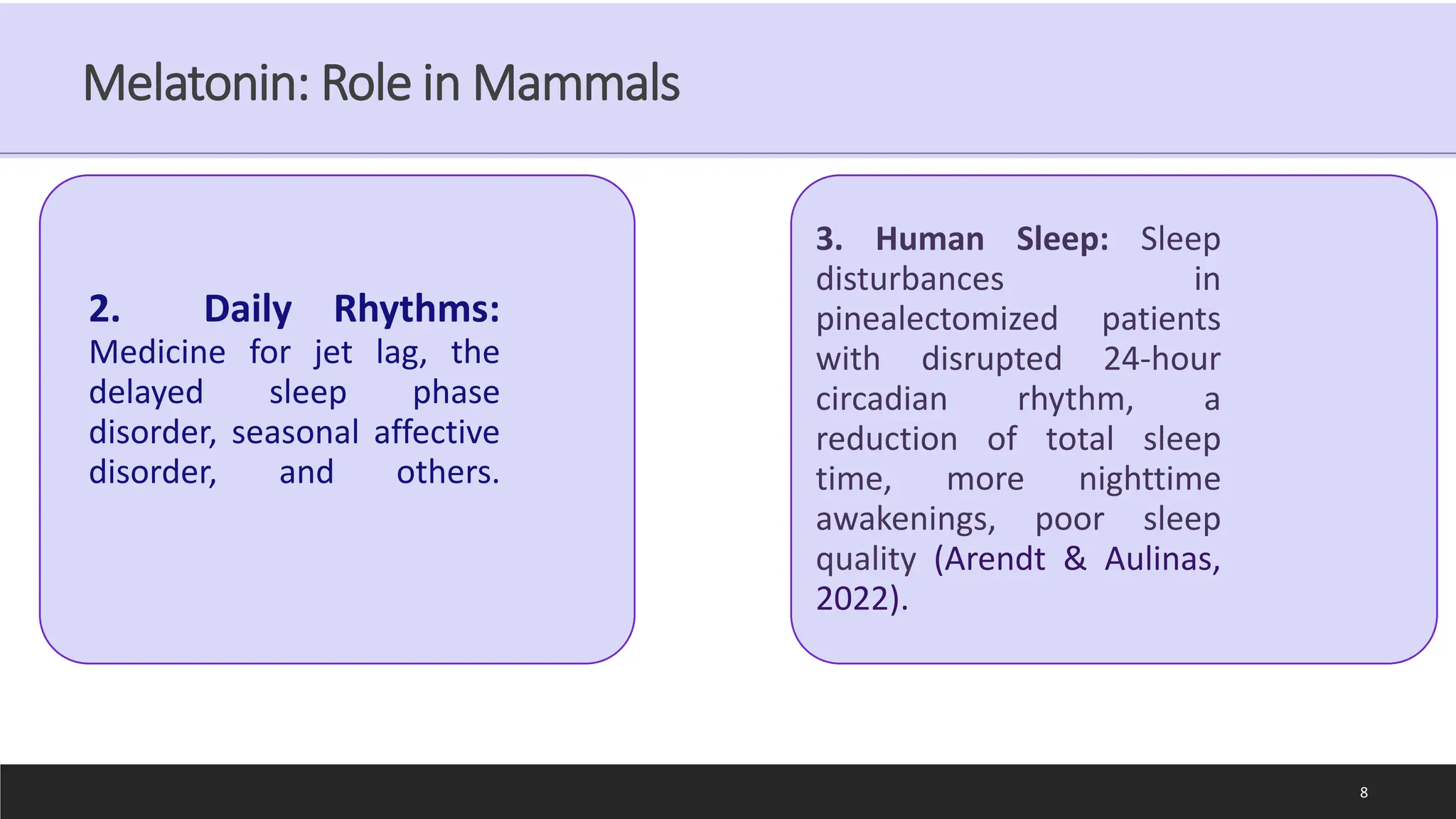 title: up and down regulation of melatonin, decription: these slides ...