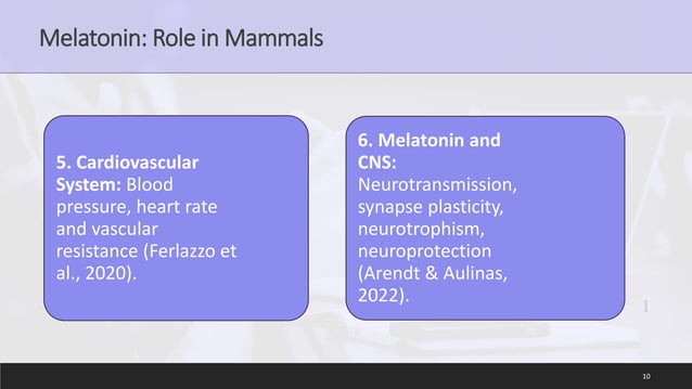 title: up and down regulation of melatonin, decription: these slides ...