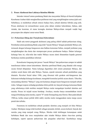 Melayu Asahan: Menguak Sejarah Akulturasi, Politik Identitas, dan ...
