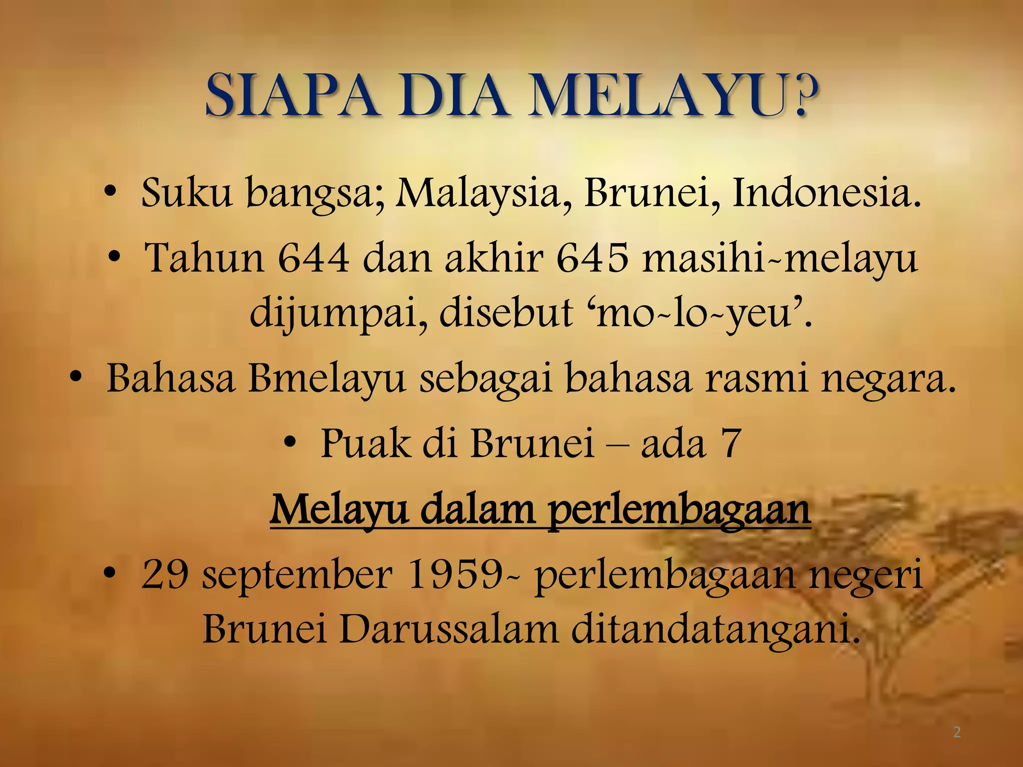 Melayu islam beraja | PPTX