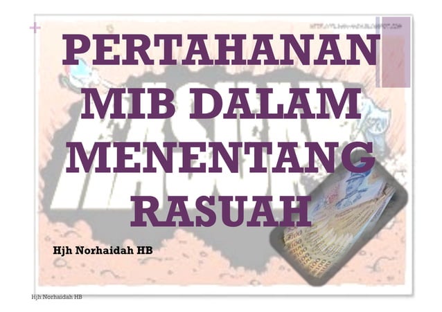 Melayu islam beraja rasuah | PPT