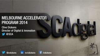 Melbourne Accelerator Program Presentation | PPT