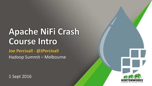 Apache NiFi Crash Course Intro | PPTX
