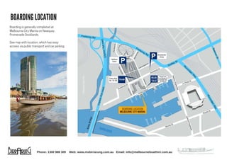 Melbourne boat hire birrarung | PDF