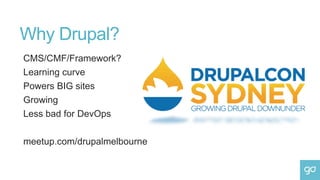 Drupal DevOps - Melbourne DevOps July 2013 | PPT