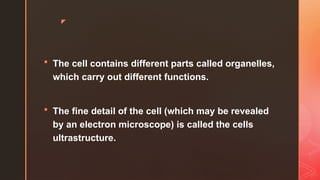 Cells - Cell Structures and Functions - STEM 11 | PPTX