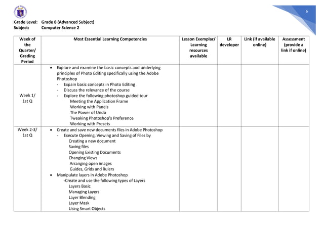 MELC-STE-Advance-Subjects-CompSci-1-2.pdf | Internet for Beginners ...