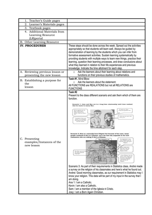 Daily Lesson Plan in General Mathematics | DOCX