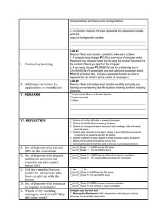 Daily Lesson Plan in General Mathematics | DOCX
