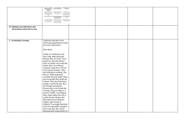 LESSON PLAN IN ENGLISH 10 QUARTER 3 MODULE 1 - COMPOSING AN ARGUMENTATIVE ESSAY | DOCX