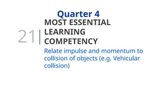 Science 9 Quarter 4 MELC 21 Impulse and Momentum.pptx