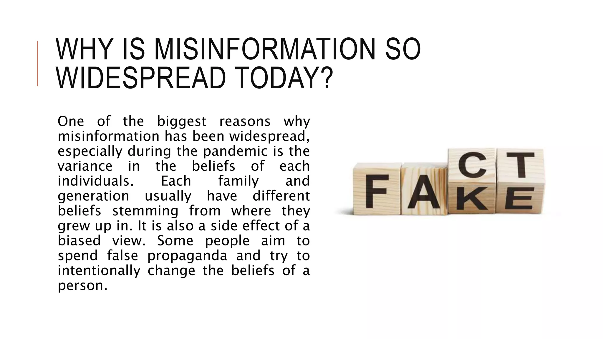 Avoiding Misinformation | PPT