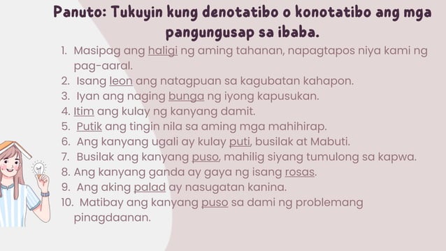 FILIPINO 9 KONOTATIBO AT DENOTATIBO.pptx