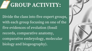 Evidences of Evolution General Biology 2 | PPTX