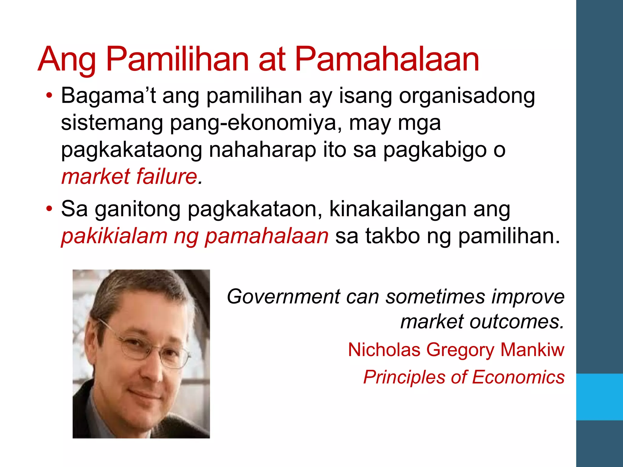 MELC_Aralin 11-Ugnayan ng Pamilihan at ng Pamahalaan | PDF