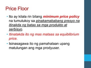 MELC_Aralin 11-Ugnayan ng Pamilihan at ng Pamahalaan | PDF