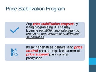 MELC_Aralin 11-Ugnayan ng Pamilihan at ng Pamahalaan | PDF