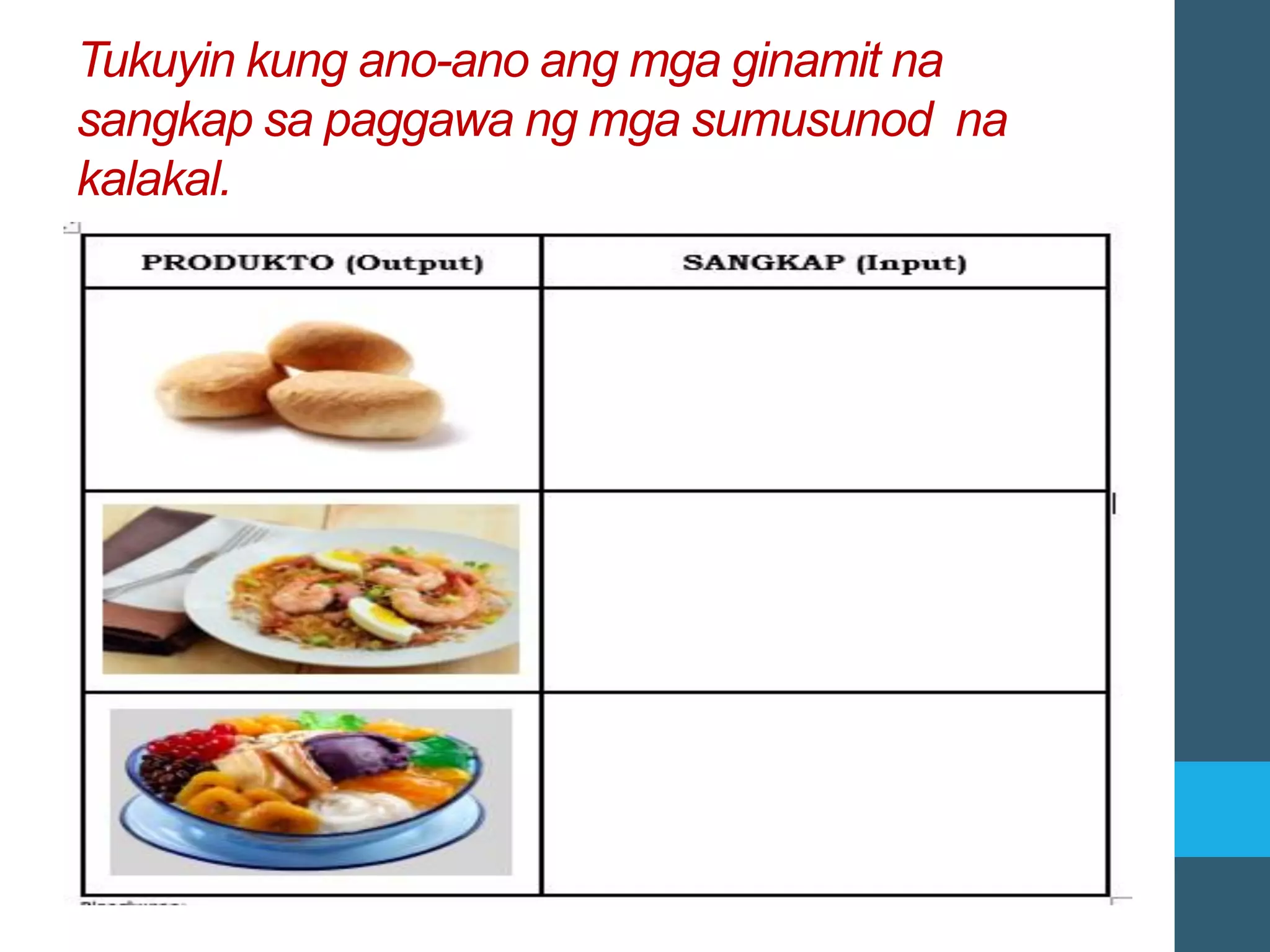 MELC_Aralin 4_Konsepto at Salik ng Produksyon | PDF