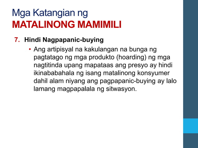 MELC_Aralin 6_ Karapatan at Tungkulin ng Mamimili | PDF