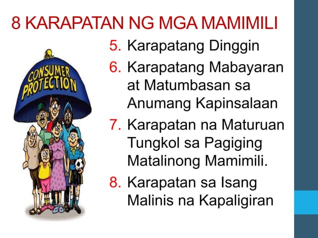 MELC_Aralin 6_ Karapatan at Tungkulin ng Mamimili | PDF