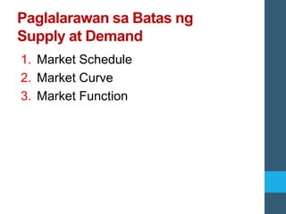 MELC Aralin 9-Interaksyon ng Demand at Supply | PDF