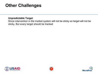 Monitoring, Evaluation and Learning challenges in market system ...