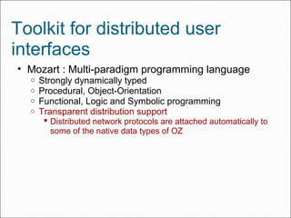 A Toolkit for Peer-to-Peer Distributed User Interfaces: Concepts, Implementation, and ...