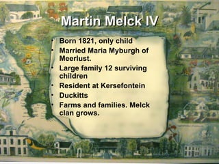 Melck%20family%20history4.1.09version | PPT | Genealogy and Ancestry ...