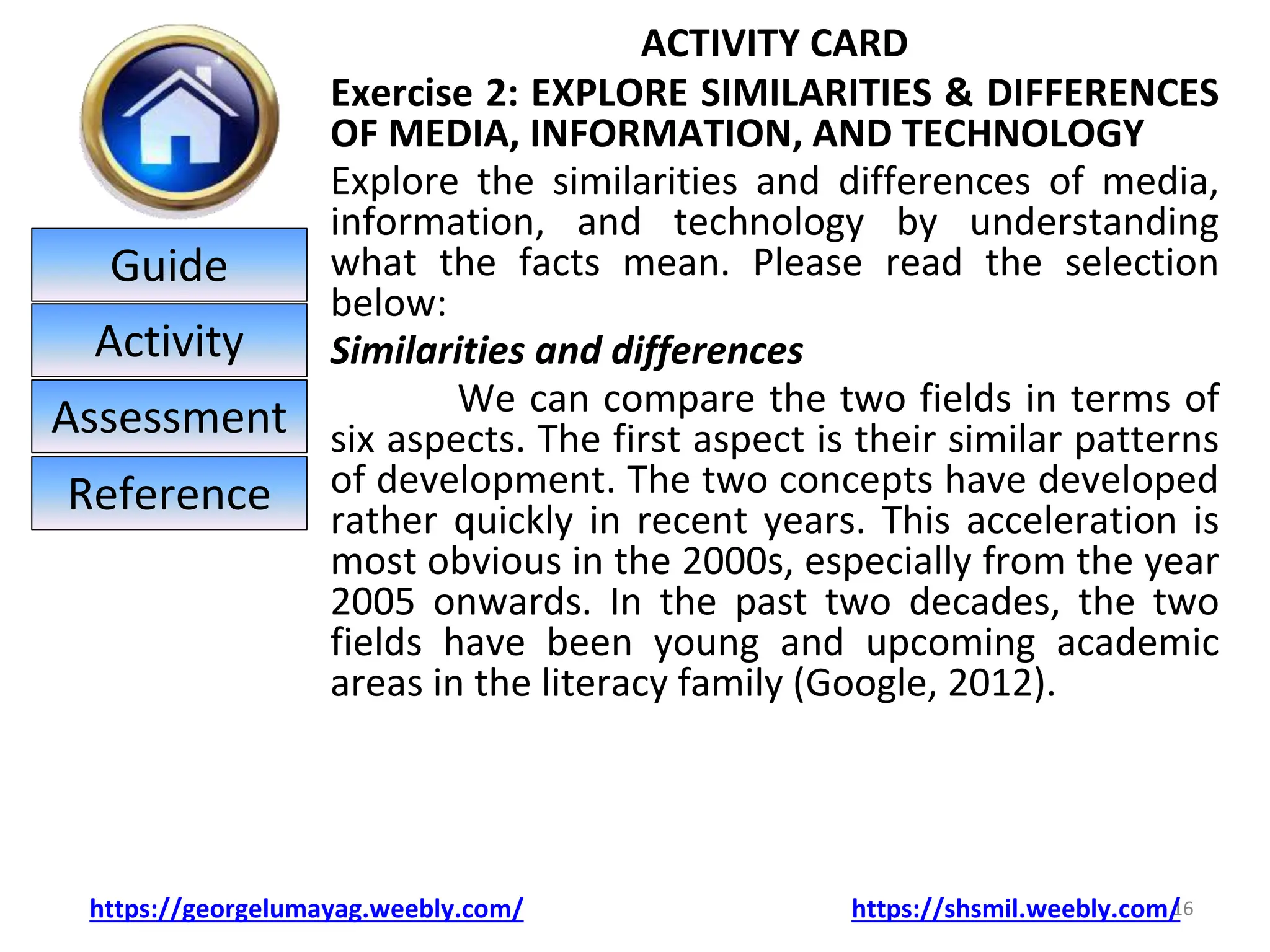 MELC MIL 2 PPT Identify the similarities and differences between and ...