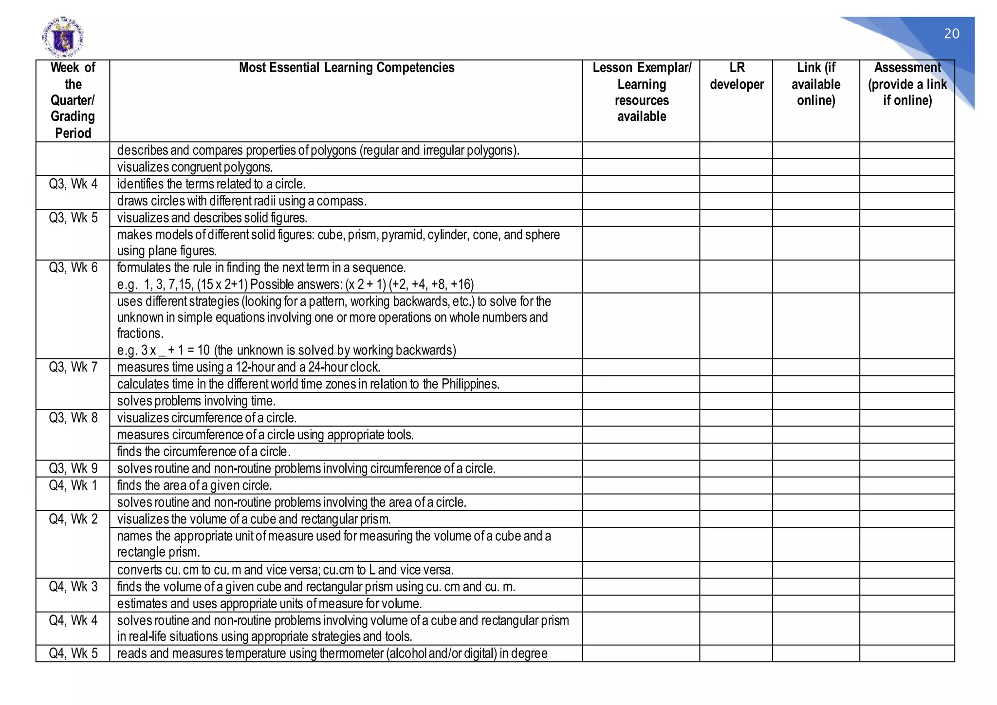 Mel cs grade-5 | DOCX