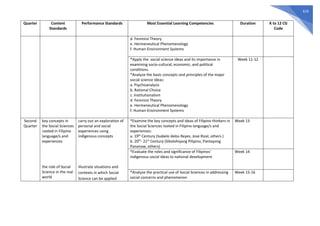 MOST ESSENTIAL LEARNING COMPETENCIES IN DISS | PDF