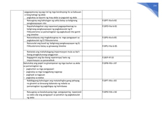 Most Essential Learning Competencies in Filipino (MELCs) | PDF