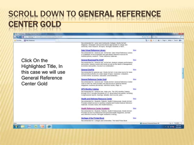 Mel databases and how to use them | PPT