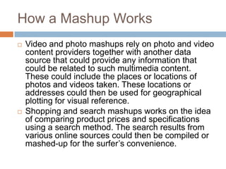 IDIA 620: Information Culture - Mashup | PPT