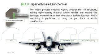 MELD Metal AM: A Repair Technology for Defense, Aerospace, and ...