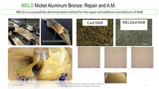 MELD Metal AM: A Repair Technology for Defense, Aerospace, and ...