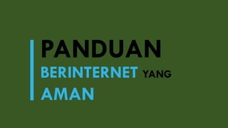 Melek digital, internet sehat & kiat bikin infografis keren | PPT