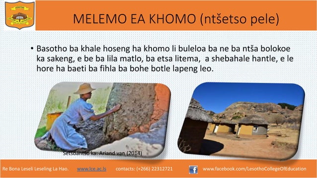 Melemo ea khomo | PPTX