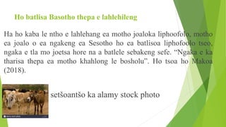 Melemo ea lingaka tsa Sesotho ho Basotho | PPTX