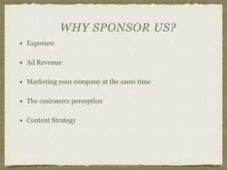 Sponsor Pitch | PDF | Dogs | Pets
