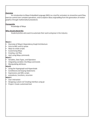 Mel for beginners | PDF